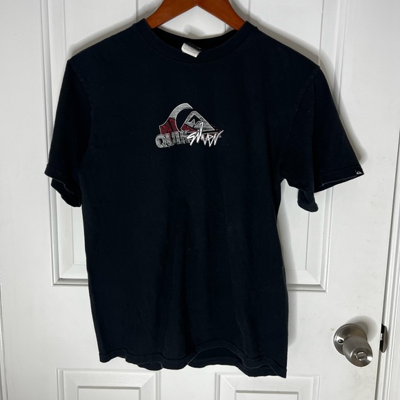 Quiksilver | Shirts & Tops | Quicksilver Tshirt Boys Tee Xl Black Logo ...
